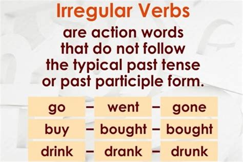 Irregular Verbs — Definition And Examples 44 Off