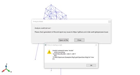 getting error invalid command name model while