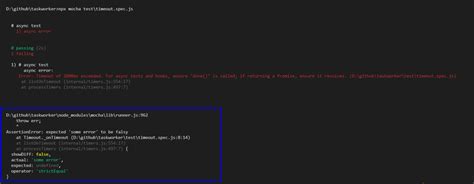 async code throw uncaught error after async test is stopped · issue