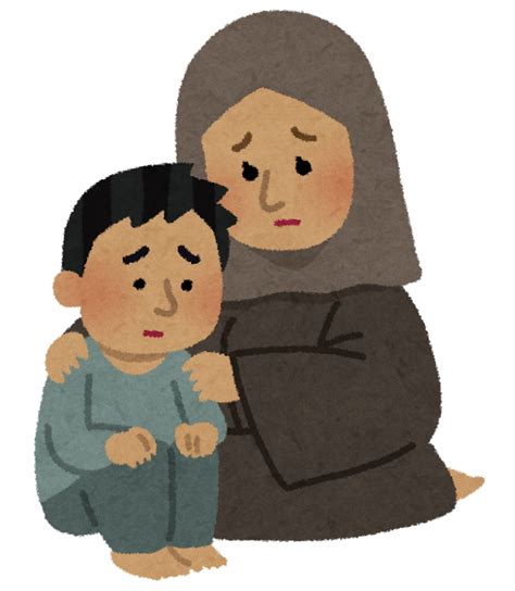 中東の難民のイラスト かわいいフリー素材集 いらすとや