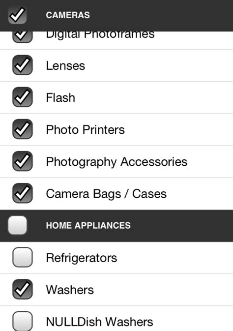 android section header with checkbox stack overflow