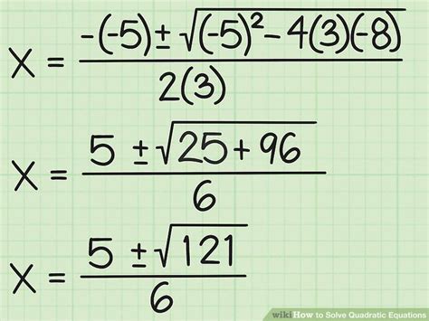 3 Ways To Solve Quadratic Equations Wikihow
