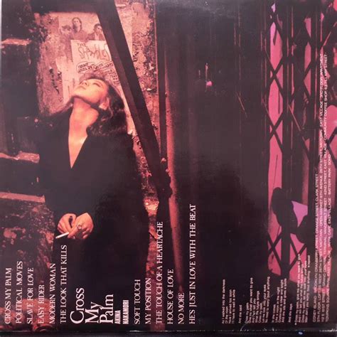 レア Promo和モノlp 見本盤 中森明菜 Cross My Palm 1987年 Warner L 12651 Akina