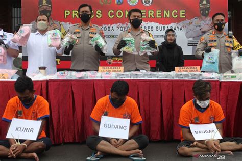 Kasus Peredaran Narkoba Di Surabaya Antara News