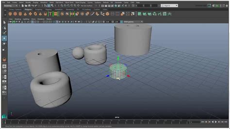 maya basics creating primitive objects youtube