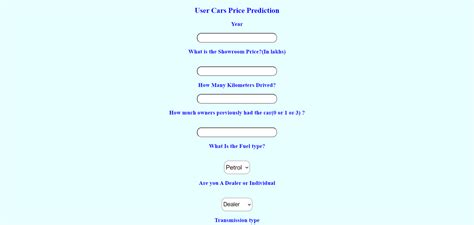 used car price prediction using machine learning projectworlds