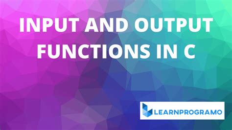 formatted input and output in c archives learnprogramo
