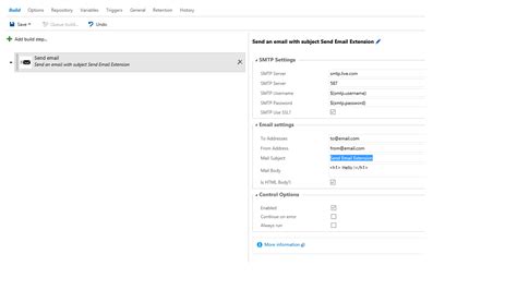 best way to send email notification in an azure devops
