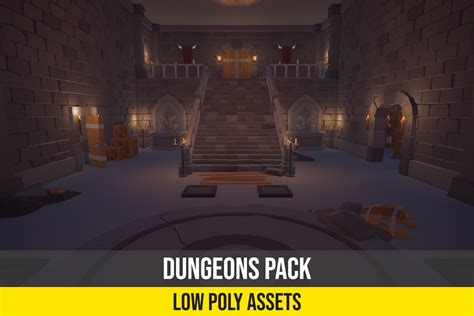 low poly dungeons 3d dungeons unity asset store