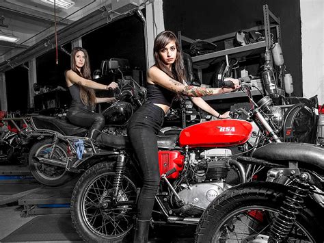 Artist Re Imagines Women Within Motorcycle Culture