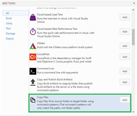 msbuild tfs build 2015 using globally referred files in every build