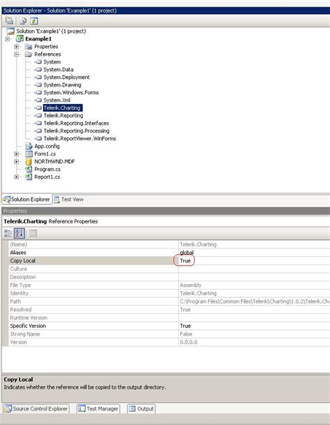 could not load assembly telerik charting verion 1 0 2 0