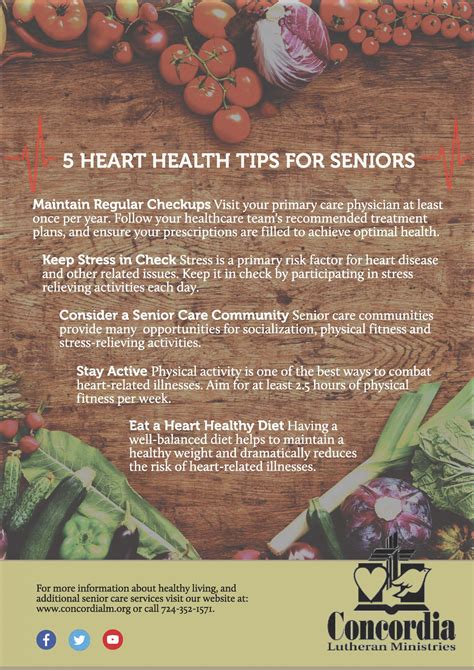 Heart Health Tips For Seniors 2019 Concordia Lutheran Ministries