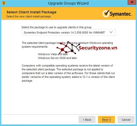 symantec [lab 3] upgrade sepm và sep từ 14 0 lên 14 3 lab network