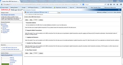 creation of data source jdbc weblogicmadeeasy