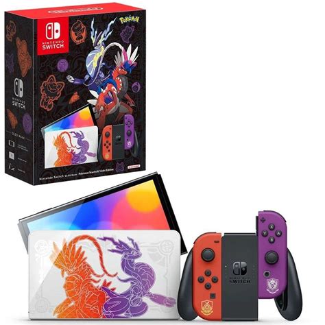 Nintendo Switch Oled Console Pokemon Scarlet And Violet Edition Sg