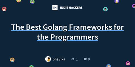 the best golang frameworks for the programmers
