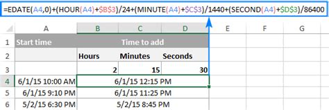 calculate time in excel time difference add subtract and sum times