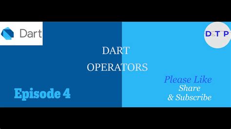 dart operators youtube