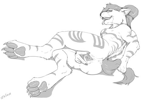 Rule 34 2018 Breasts Clitoris Female Hindpaw Hyaenid Line Art Looking