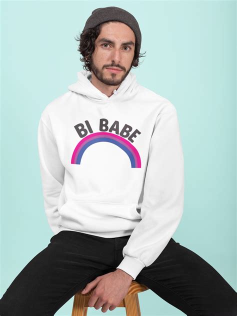 Bisexual Sweater Pride Hoodie Bi Pride Bi Babe Etsy