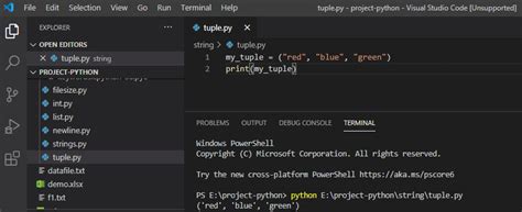 create a tuple in python python guides