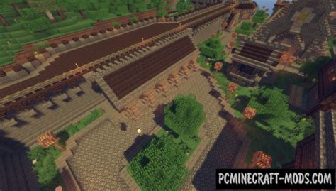 medieval fantasy town map for minecraft 1 15 1 14 4 pc java mods