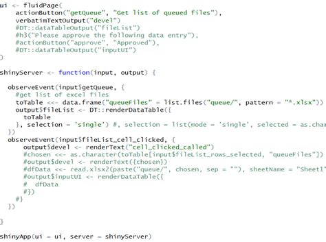 r shiny renderdatatable table cell clicked stack overflow