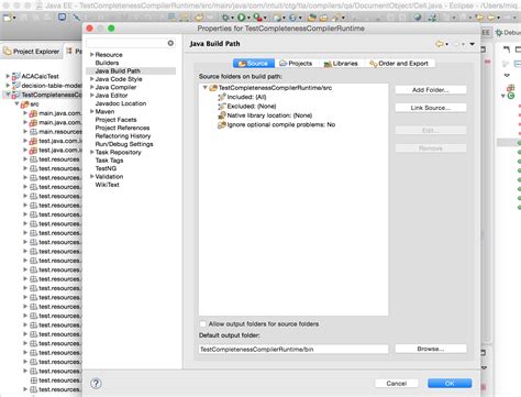 eclipse showing java project src folder view as all packages and