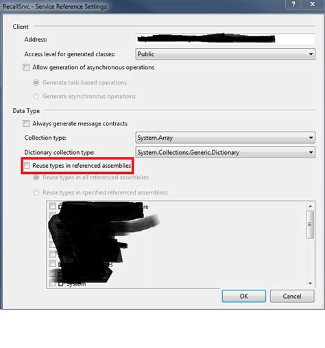 c cannot update service reference stack overflow
