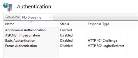 mvc windows authentication not listed in iis