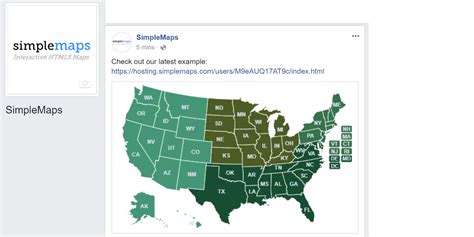 how to add an interactive map to facebook html5 javascript