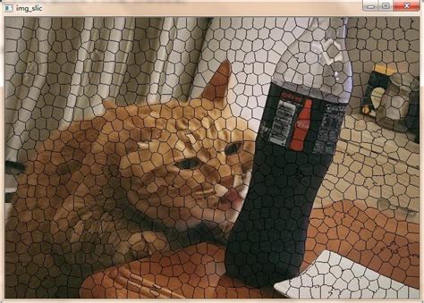 python opencv implements image superpixel segmentation