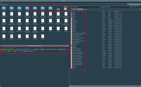 how to exclude files from a zip archive linux mint