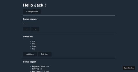simple global state react via mobx codesandbox