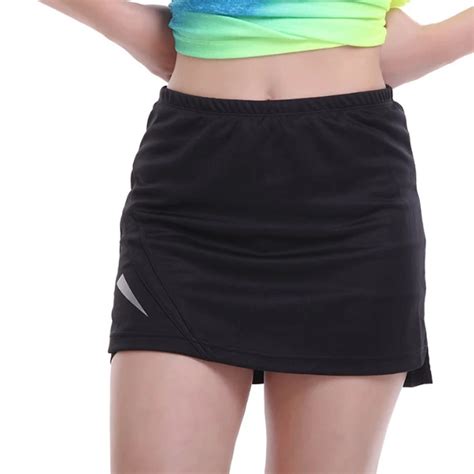 New 2 In 1 Tennis Skirts Women Skorts Girl Badminton Running Skirt