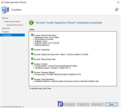 cisco webex app deployment using sccm configmgr