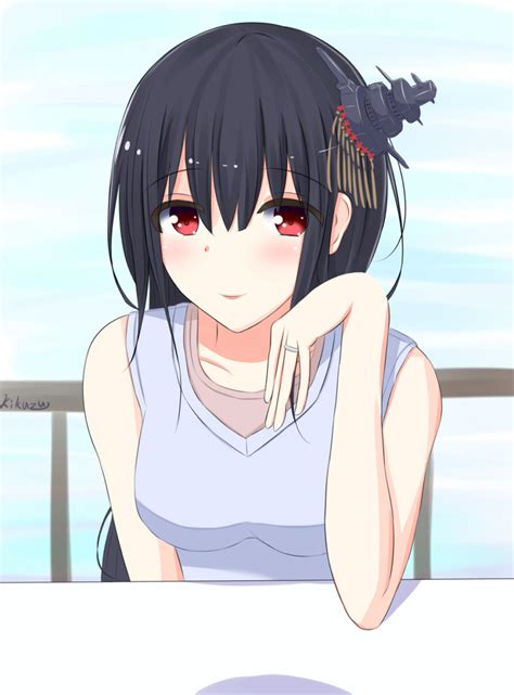 Wallpaper Anime Girls Kantai Collection Fusou Kancolle Long Hair