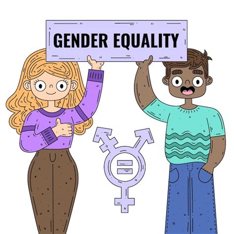 Free Vector Gender Equality Illustration Theme