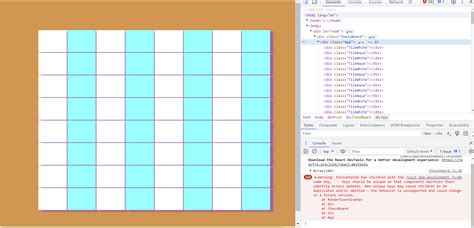 reactjs how do you create a unique key within a 2d array using react