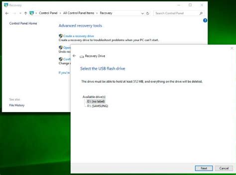 top way to create windows 10 11 recovery disk usb flash drive