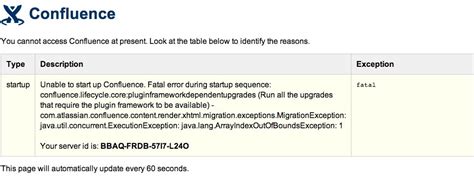 wiki markup migration fails with array out of bounds exception