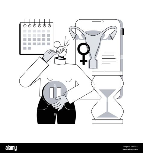 Menopause Abstract Concept Vector Illustration Women Climax Hormone