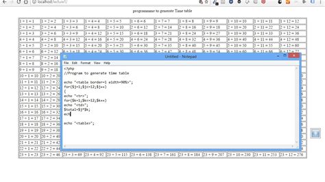 99 [pdf] multiplication table on php printable download zip docx