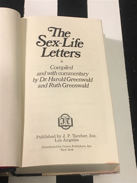 the sex life letters compiled and with commentary by dr etsy