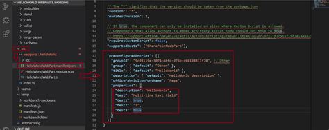 create custom property in sharepoint framework spfx web