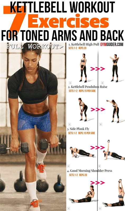 7 Most Effective Kettlebell Exercises For Toned Arms And Back