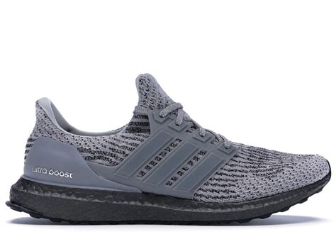 Pre Owned Adidas Originals Ultra Boost 3 0 Triple Grey In Grey Two Grey