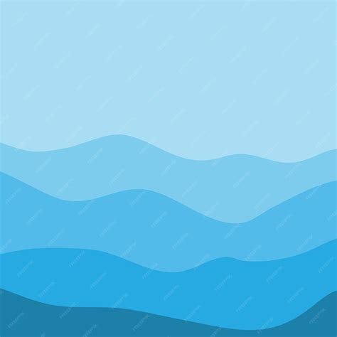 Premium Vector Water Wave Background Design Abstract Vector Blue
