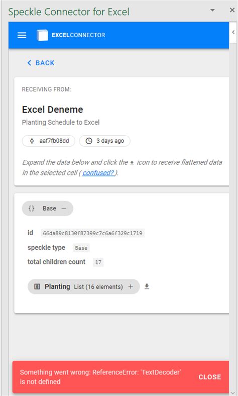 excel referenceerror textdecoder is not defined help speckle
